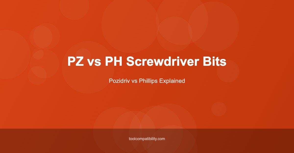 PZ vs PH Screwdriver Bits — The Complete UK Guide (2026)